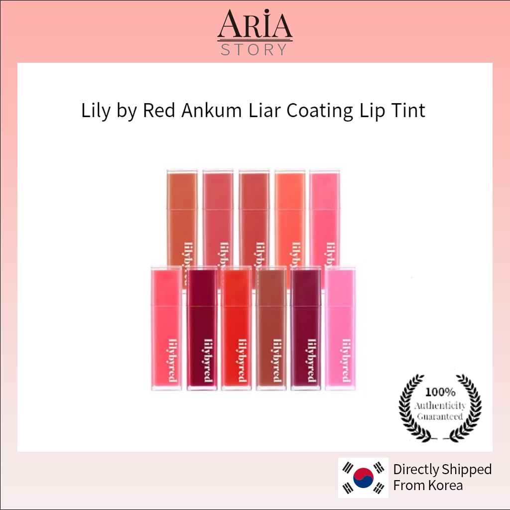 Lily by Red Ankum Liar Coating Lip Tint 9 types | Shopee Malaysia
