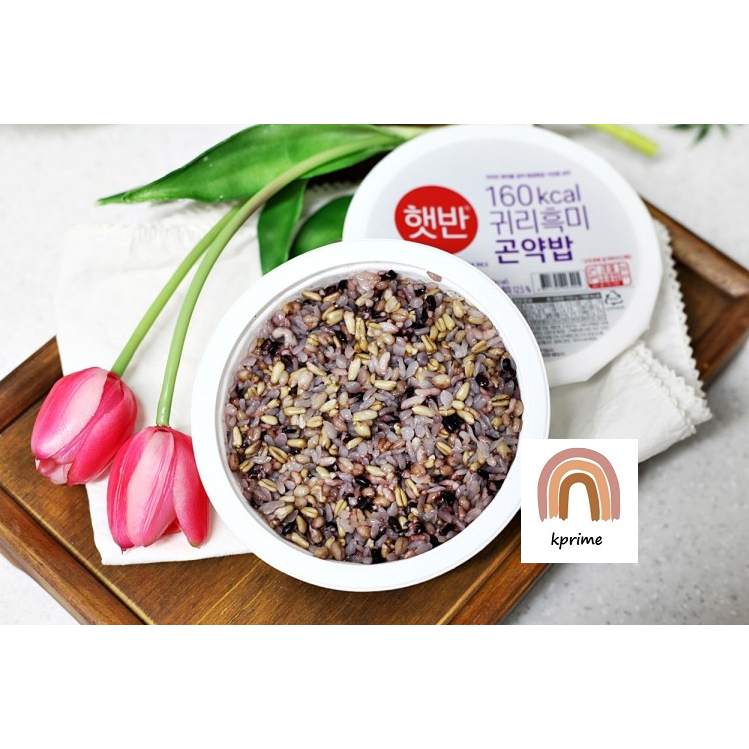 [KPRIME] HATBAN Konjac Rice with Oat & Black Rice 150g * 3ea | Shopee ...