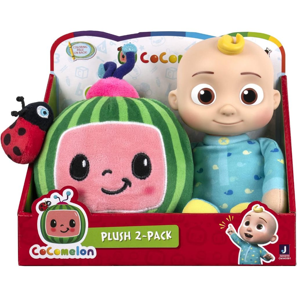 Cocomelon Plush 2 Pack Shopee Malaysia