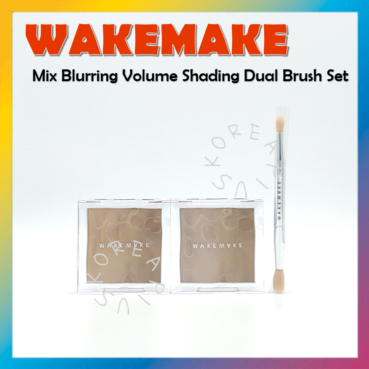 [WAKEMAKE] Mix Blurring Volume Shading Dual Brush Special Set | Shopee ...