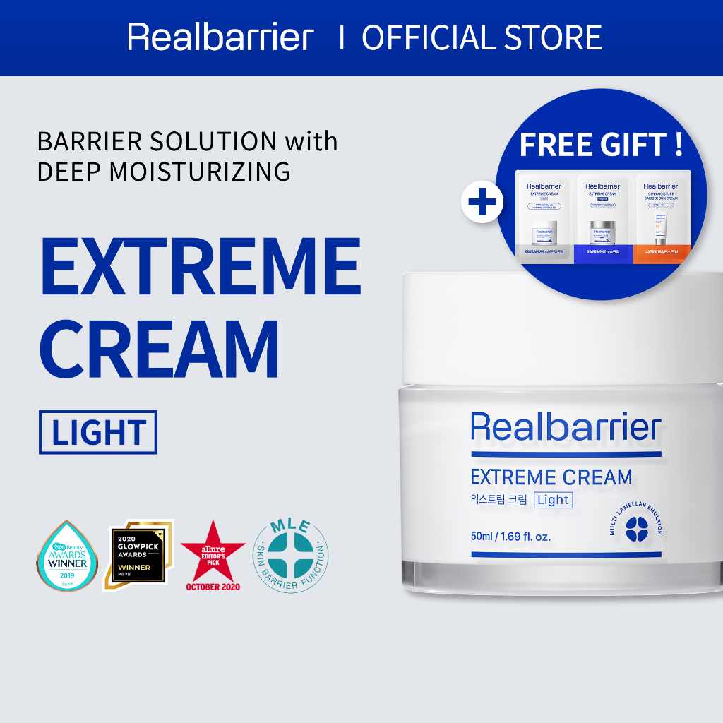 [REAL BARRIER] Extreme Cream Light 50ml | Shopee Malaysia