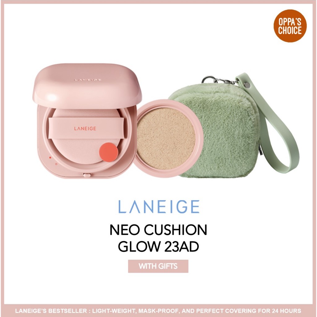 [NEW] ADVANCED LANEIGE NEO CUSHION GLOW FOUNDATION SPF46/PA++ | Shopee ...