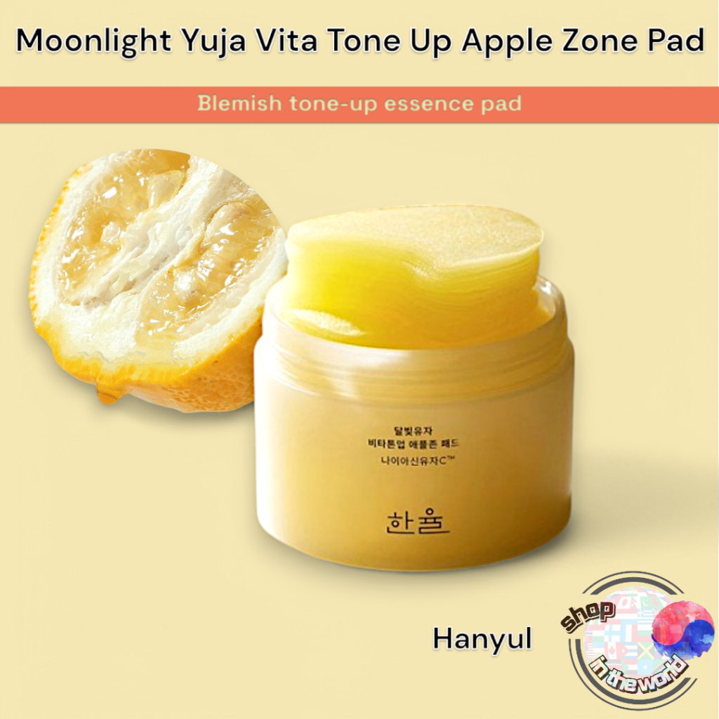 Moonlight Yuja Vita Tone Up Apple Zone Pad 105ml, 60sheets Korean ...