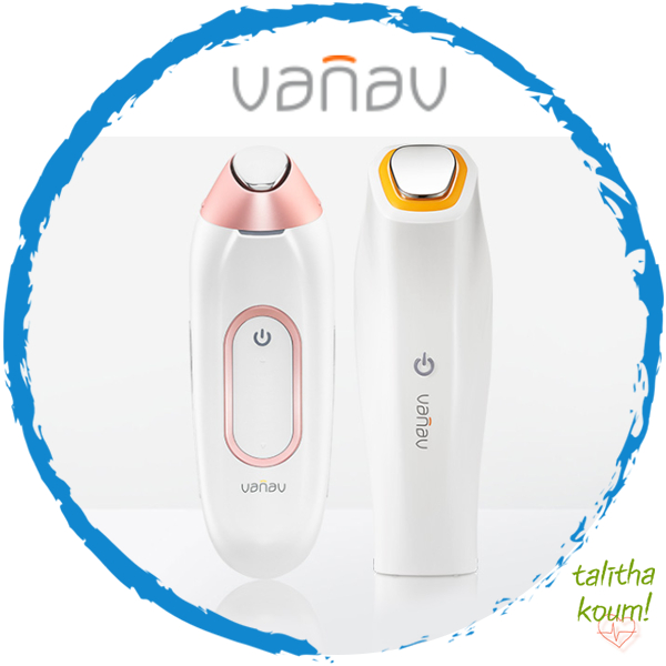 [Vanav] UP6 + Hot & Cool Skin Fit Set - 6 in 1 Galvanic Ion Massager Beauty Device Facial ...