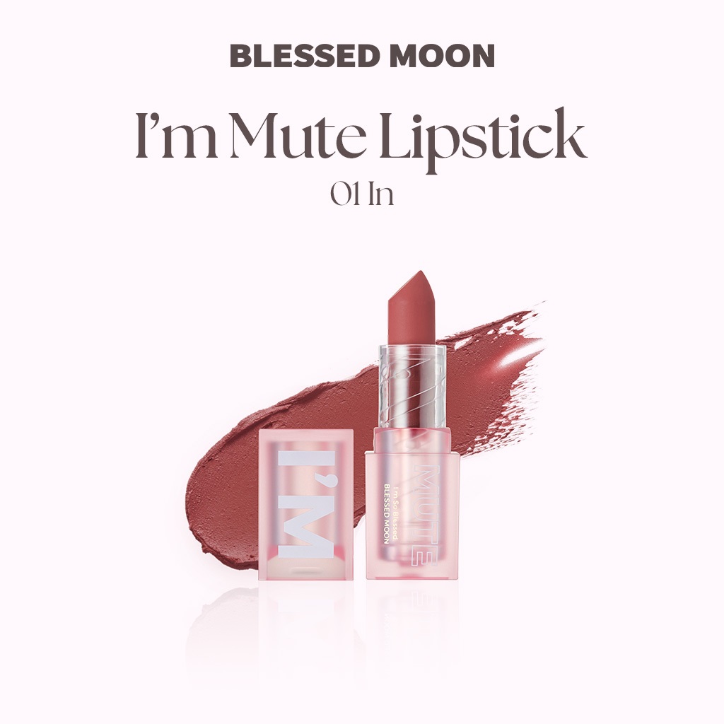 BLESSED MOON I'M MUTE LIPSTICK_01 | Shopee Malaysia