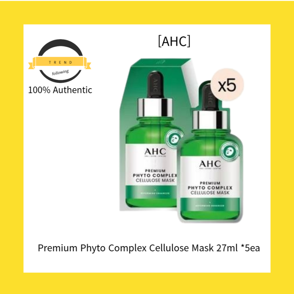 [AHC] Premium Phyto Complex Cellulose Mask 27ml *5ea | Shopee Malaysia