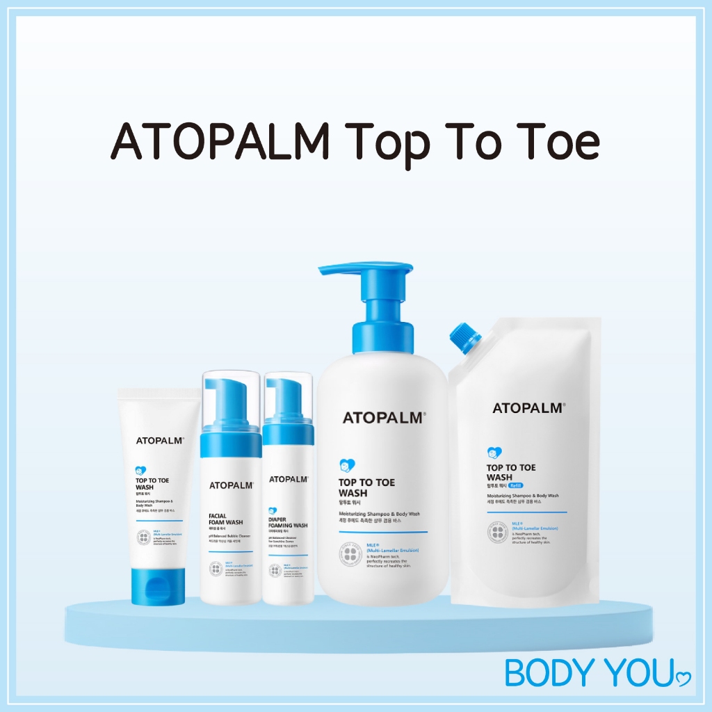 [Atopalm] Top To Toe Collection / Mild body wash, Mild foam cleansing ...