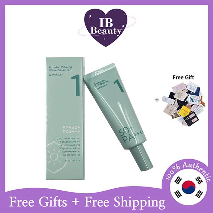 [numbuzin] No.1 Pure-full Calming Water Sunscreen SPF50+ PA++++ 50ml ...