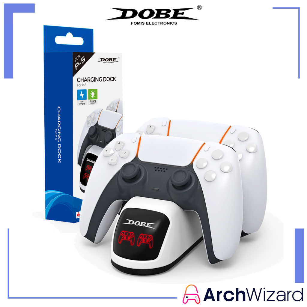 Dobe PS5 Dualsense Controller Charger 2 for PlayStation 5 TP-0515 ...