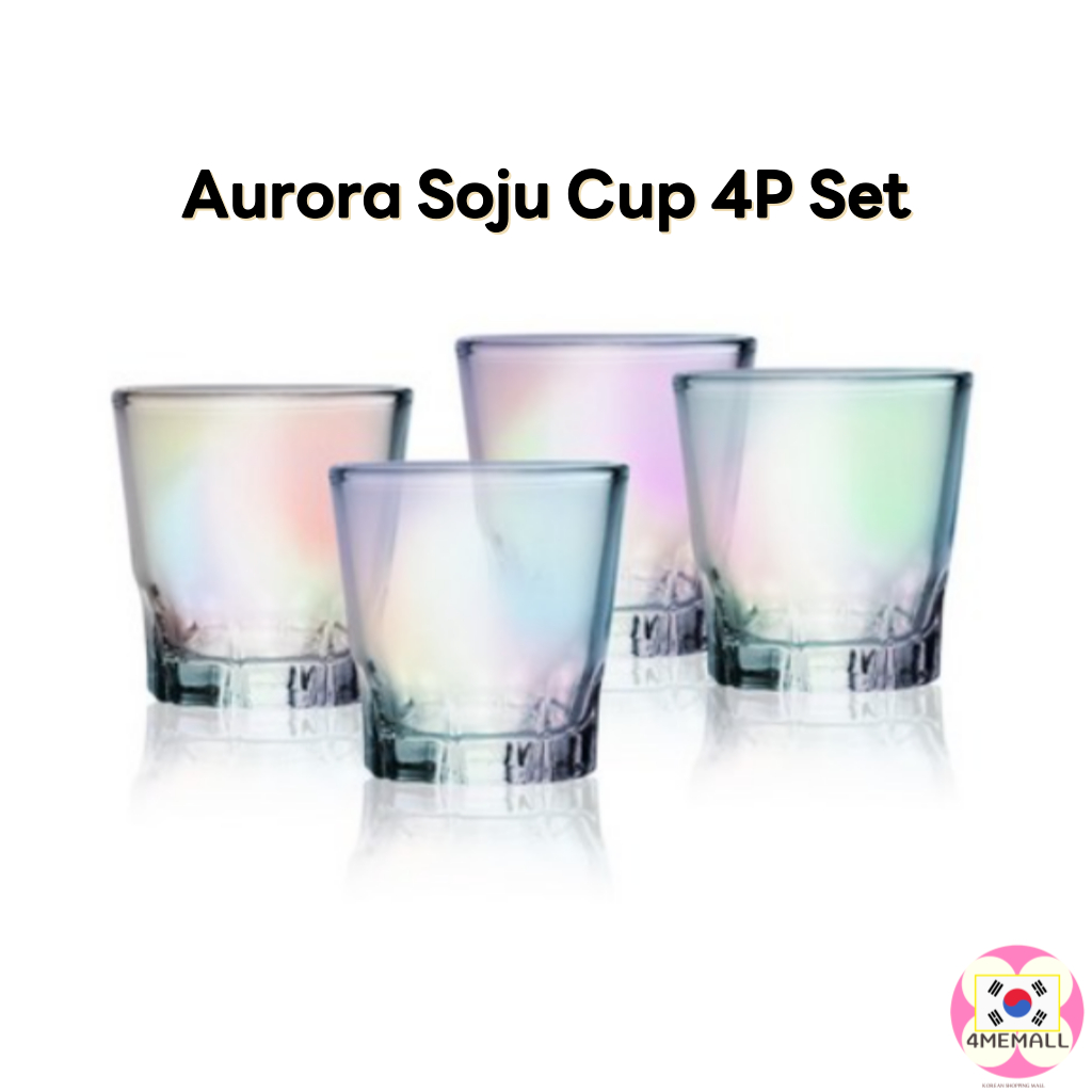 Aurora Soju Cup 4P Set Gift Soju Glass | Shopee Malaysia