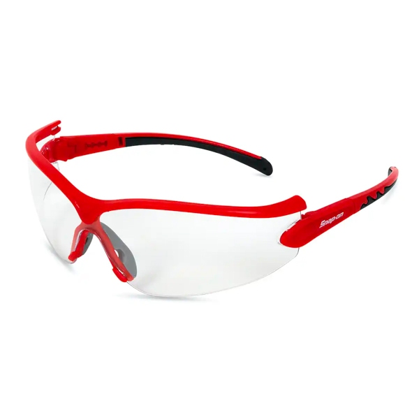 Snap-on GLASS31R Safety Glasses (Red Frame/ Clear Lens) | Shopee Malaysia