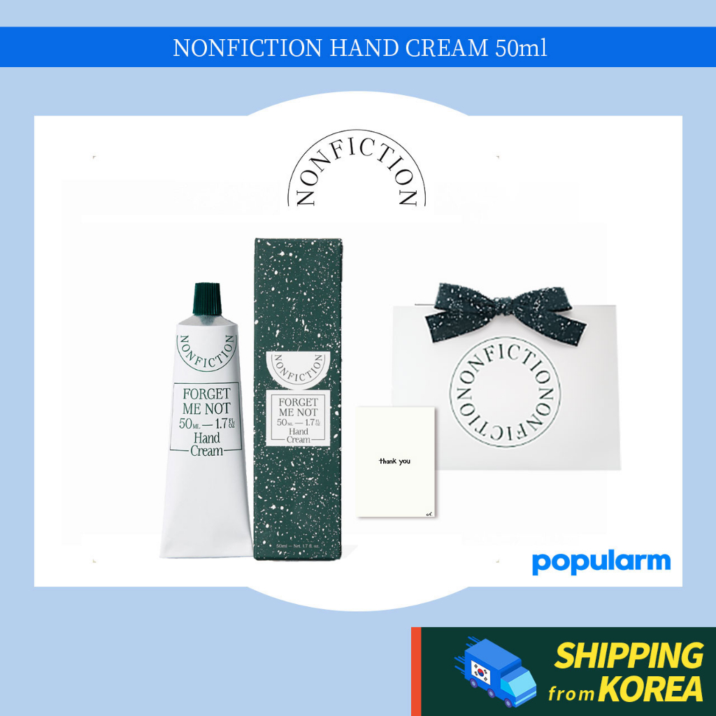 NONFICTION HAND CREAM 6 TYPE 50ml gift package NEW! OPEN ARMS (CITRUS ...