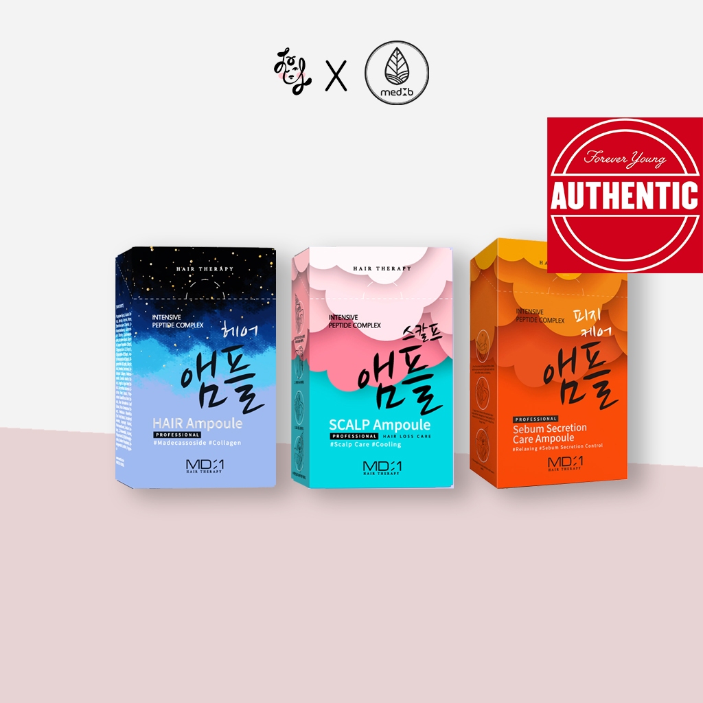 MD-1 (NEW)Intensive Peptide Complex Professional Scalp & Hair Ampoule (2 types) 10ml x 20ea(MD1 ...