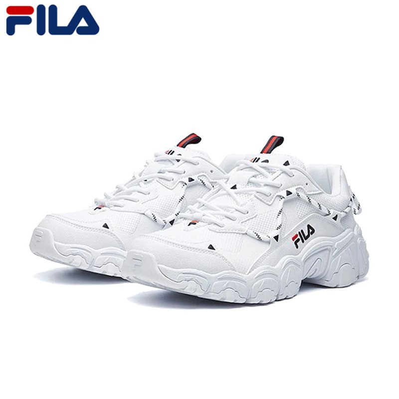 【FILA Korea】 CAT Running Shoes White 1JM01248D-100 Sneakers (Size-mm ...