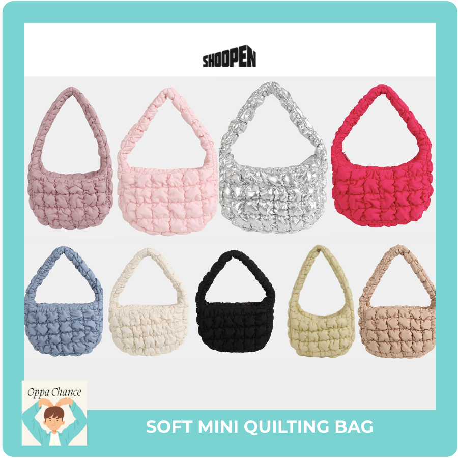 New colors added! [Shoopen] Soft Quilting Mini Bag (9 colors) | Shopee ...