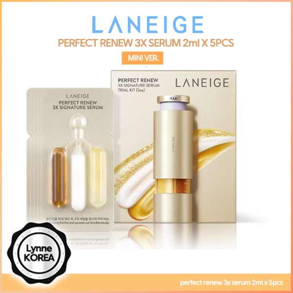 LANEIGE Perfect Renew 3X Signature Serum 2ml (5ea) / Cream Mini Sample | Shopee Malaysia