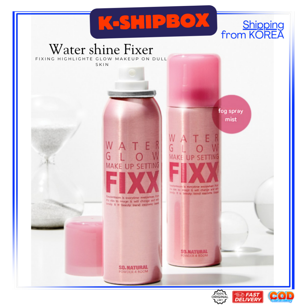 So Natural Water Glow Makeup Setting Fixx - Hydrating & Long-Lasting (75ml) | Shopee Malaysia