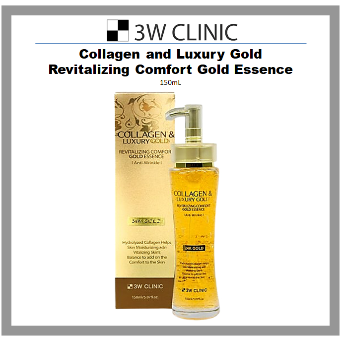 [3W CLINIC] Collagen & Luxury Gold Revitalizing Comfort Gold Essence ...