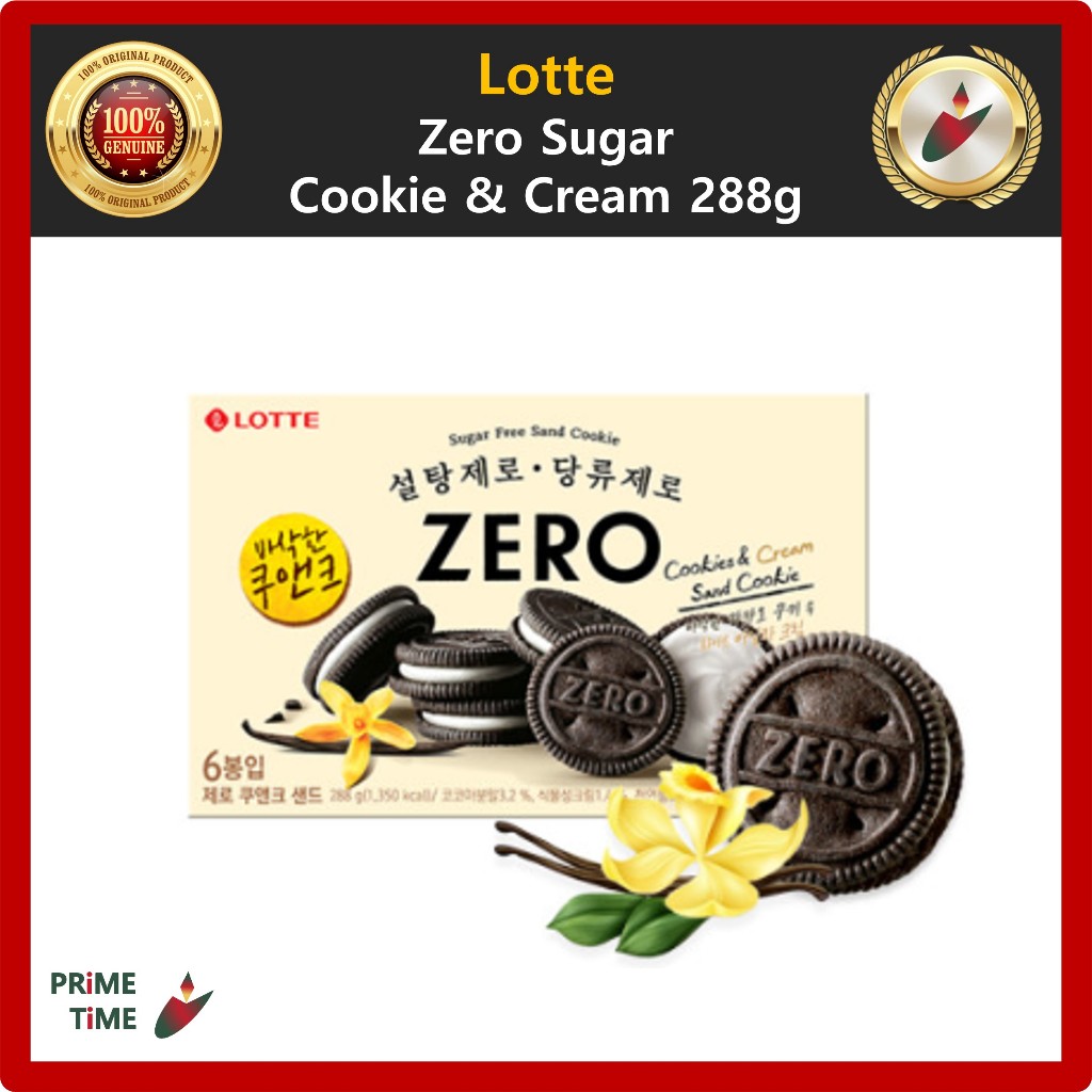 Lotte Zero Sugar Free / Dark Cacao Cake Pies Chocolate Chip Cookies ...