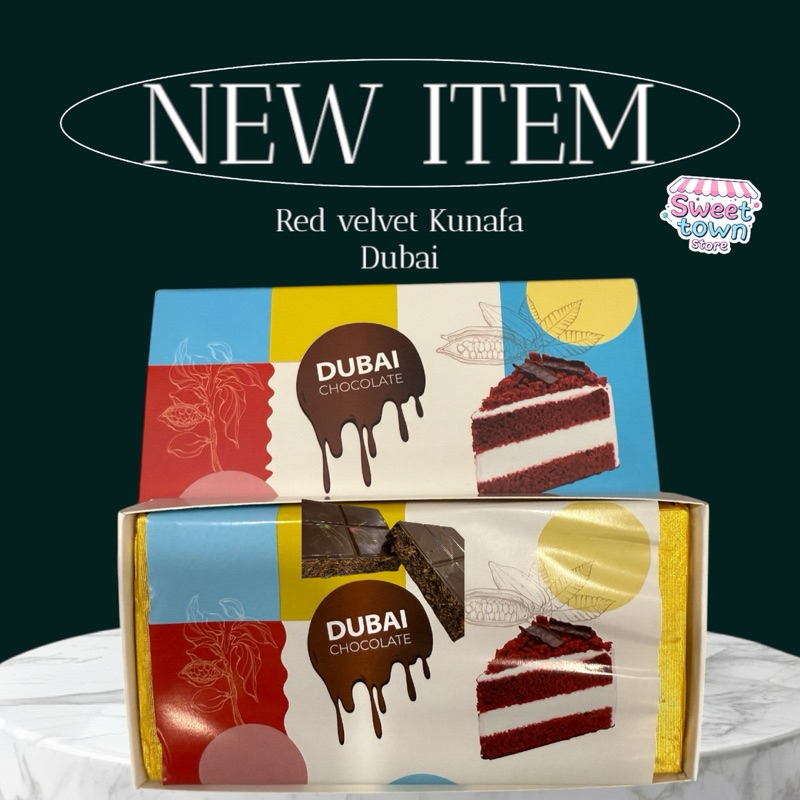 Red velvet Kunafa Dubai Dubai chocolate filled red velvet Kunafa 200g ...