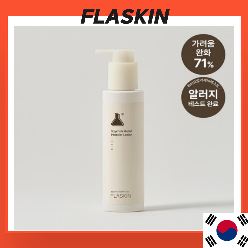 Flaskin White Soy Relief Protein facial Lotion 150ml from KOREA ...