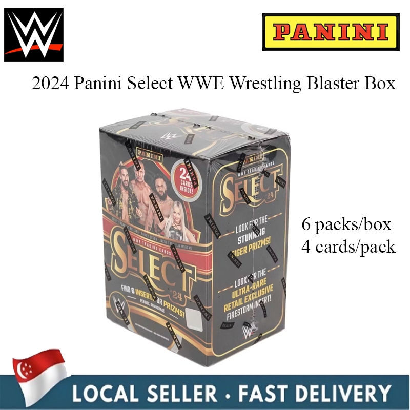 2024 Panini Select WWE Wrestling Blaster Box- 24 WWE cards | Shopee ...