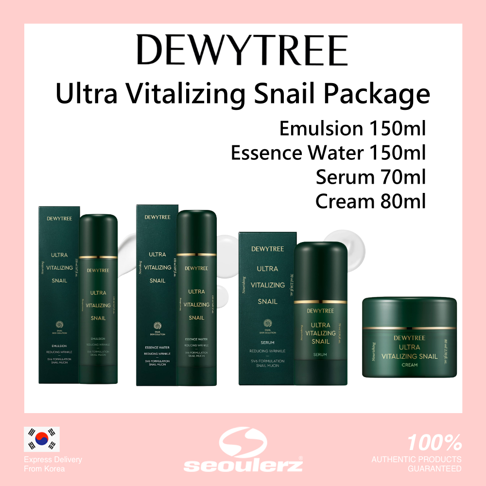 [Dewytree] Ultra Ultra Vitalizing Snail Face Care Package Emulsion ...