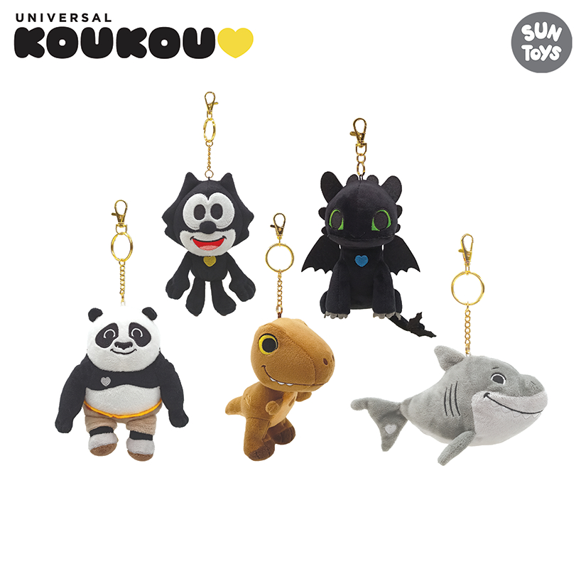 5" KouKouLove Keychain Series - Felix | Toothless | Kungfu Panda | T ...