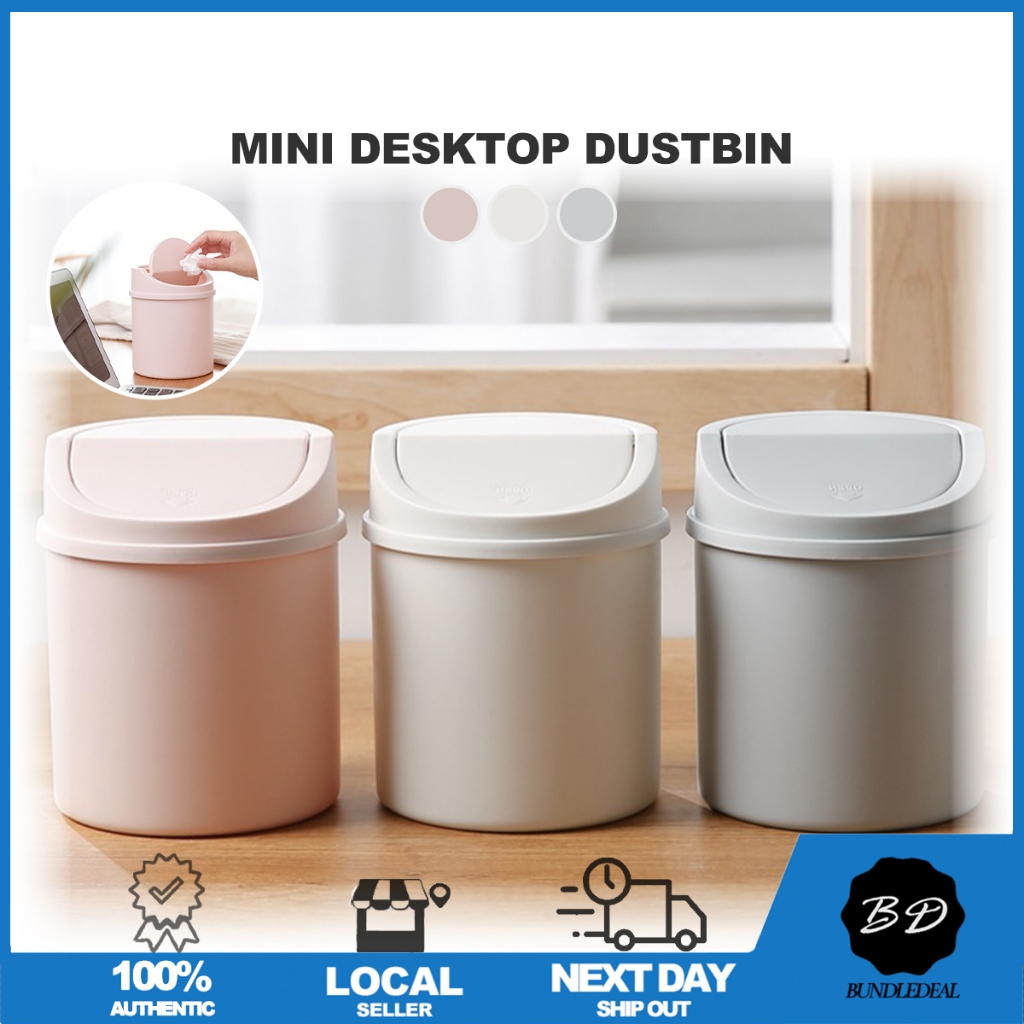 [SG] Mini Desktop Dustbin/ Garbage Can/ Workspace Storage Box/ Tiny ...