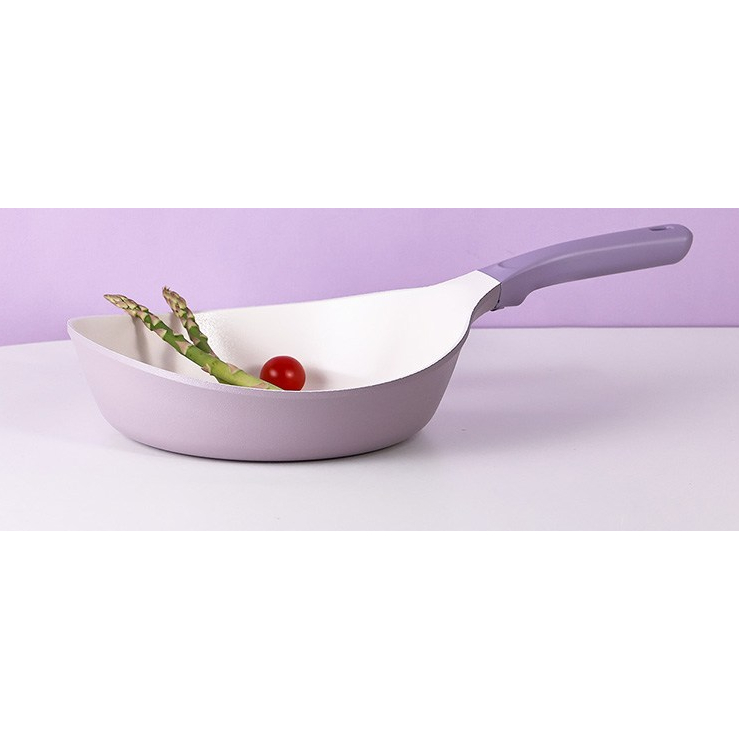 NeoFlam Induction Gaudi Violet Fry Pan 24cm, 28cm, Wok 24cm | Shopee ...
