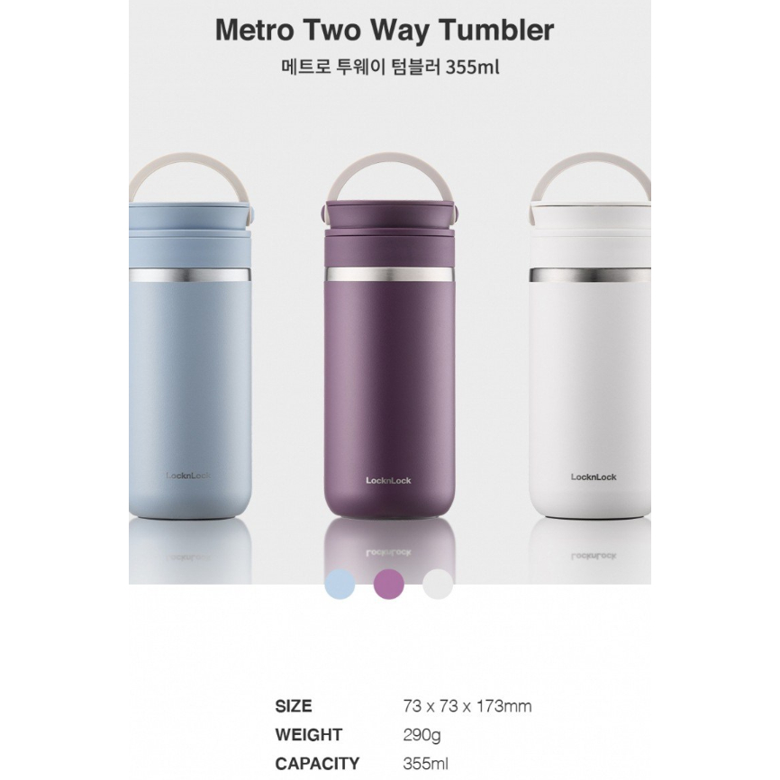 LocknLock Metro Two Way Tumbler 355ml / 475ml | Shopee Malaysia