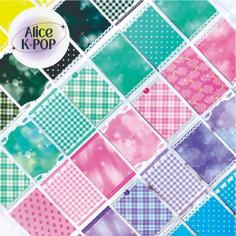 Toploader Filler 5 Pattern 20 Sheets Photocard Background Wishlist Kpop ...