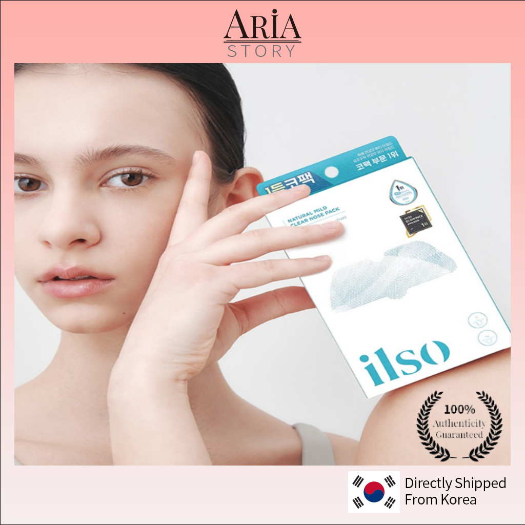ILSO Natural Mild Clear Nose Pack 2-Step Pimple Removal Patch / Nose Pack / K-Beauty/ | Shopee ...