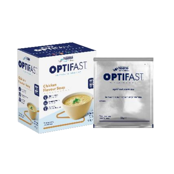 Optifast Chicken Flavour Soup | 1 box 8 sachets | Bundle of 2 boxes ...