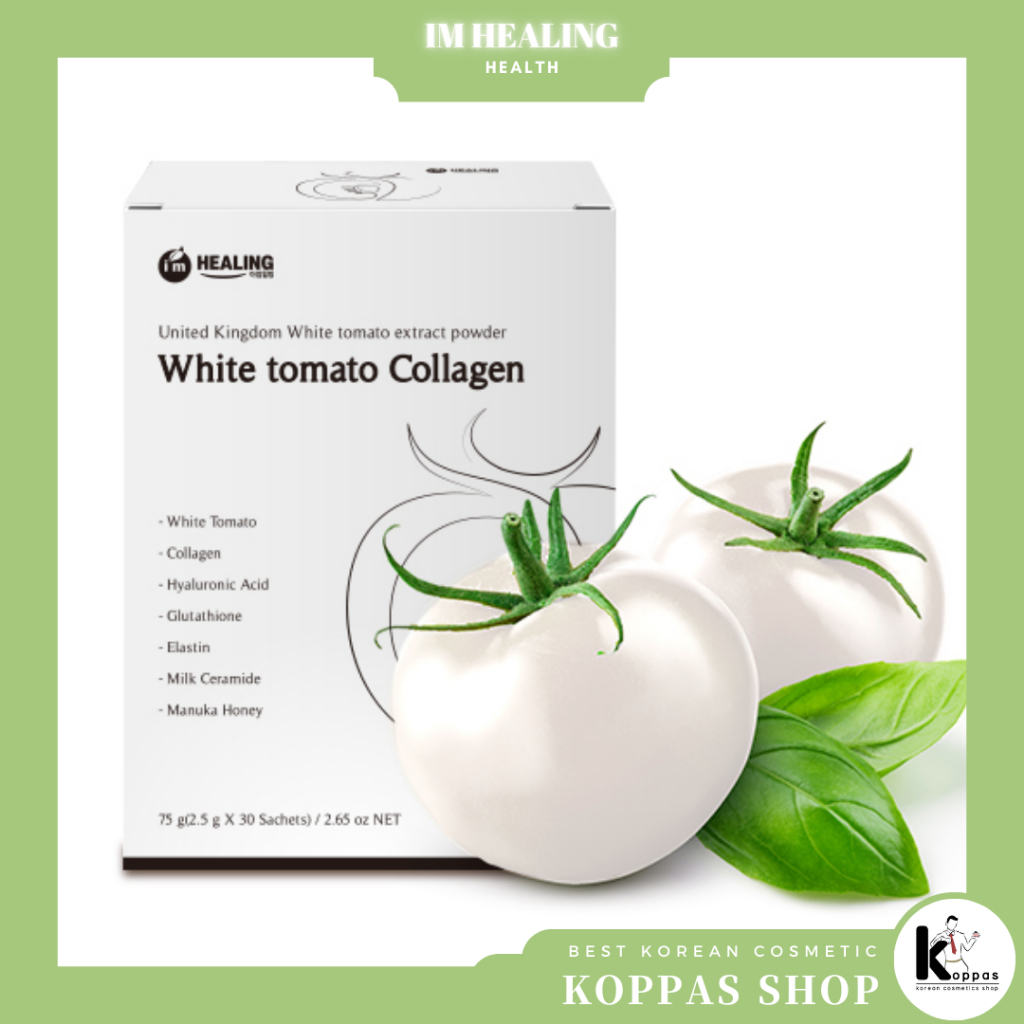 [I'm Healing] Crystal White Tomato Collagen 30 packets Skin Whitening ...