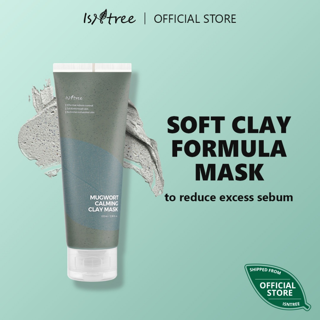 Isntree Mugwort Calming Clay Mask 100ml | Shopee Malaysia