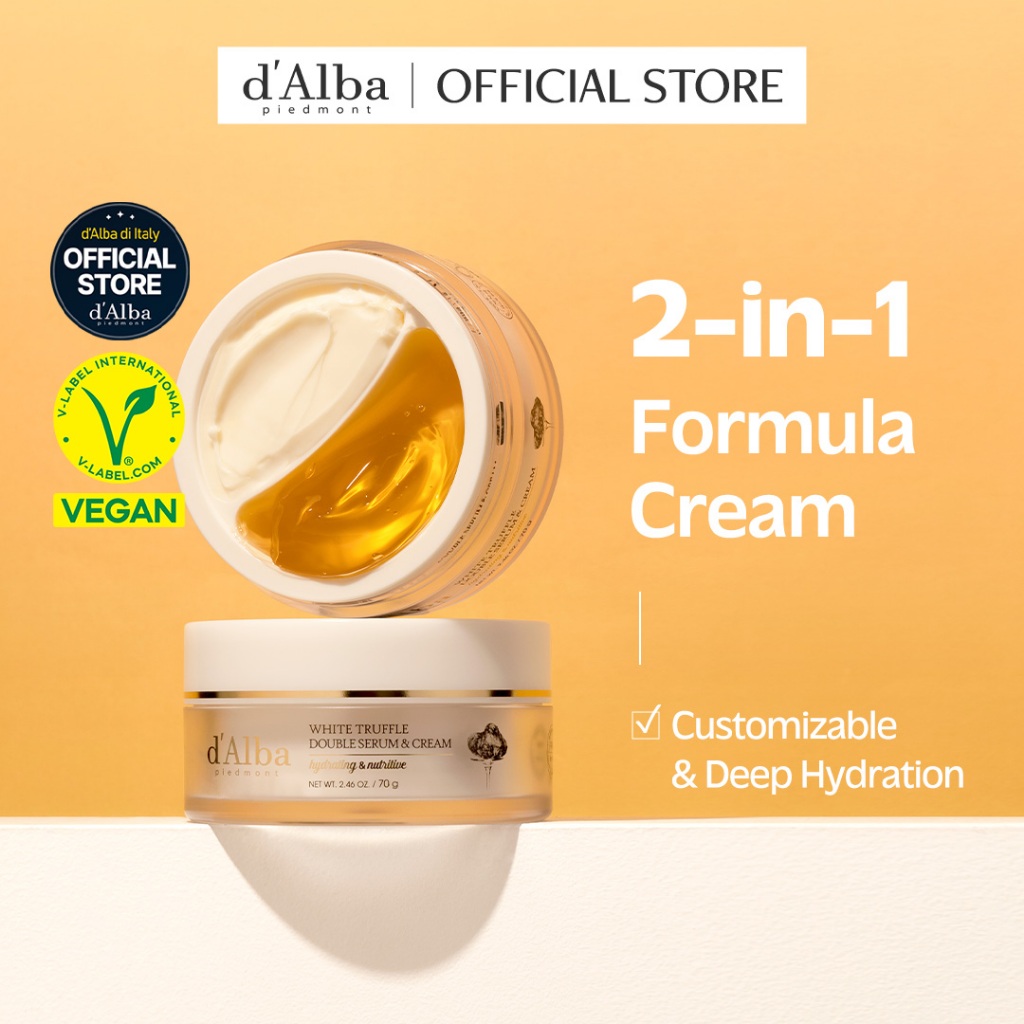 [Official] d'Alba_Store Italian White Truffle Double Serum & Cream 70g ...