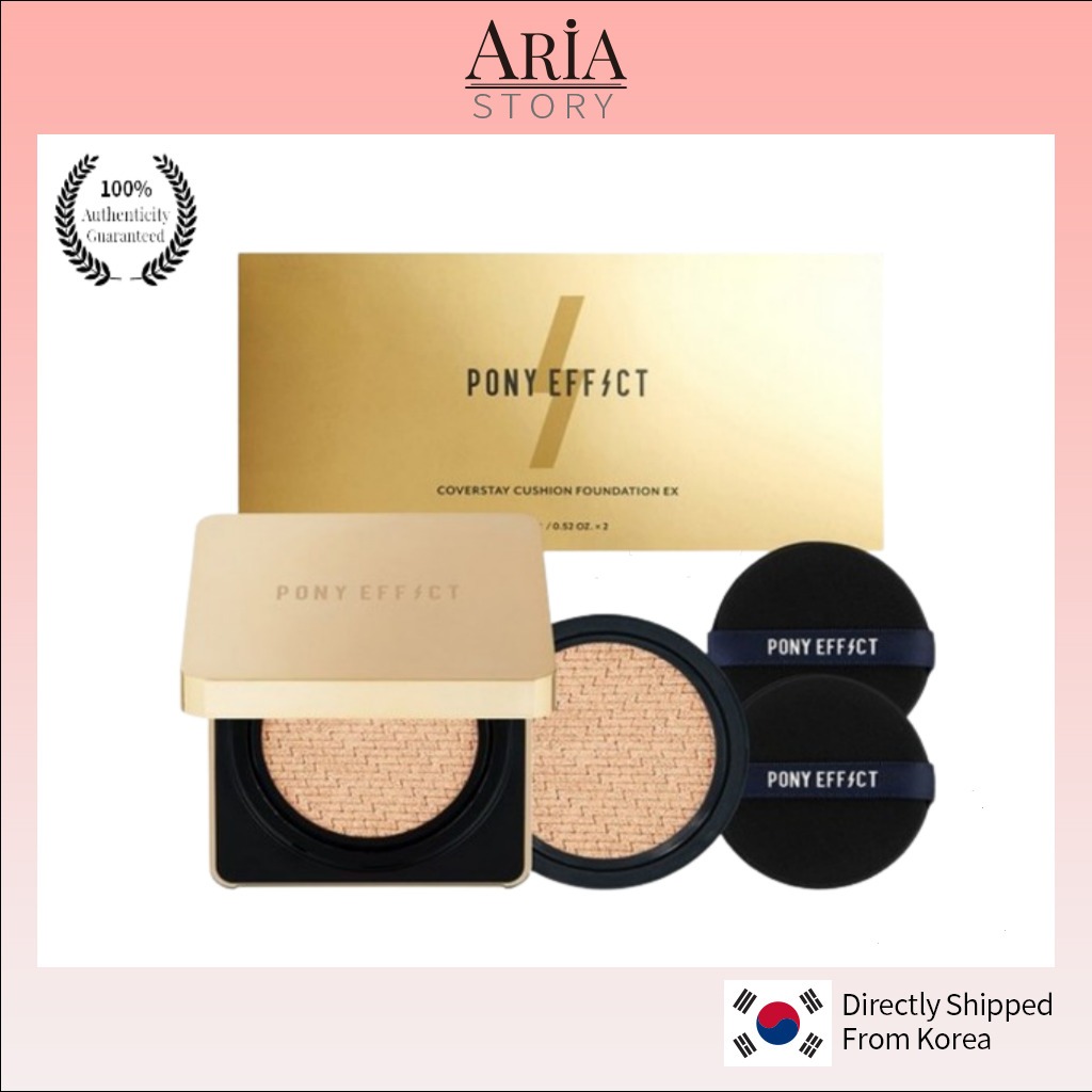 [PONY EFFECT] Cover Stay Cushion Foundation EX Original 15g + Refill ...