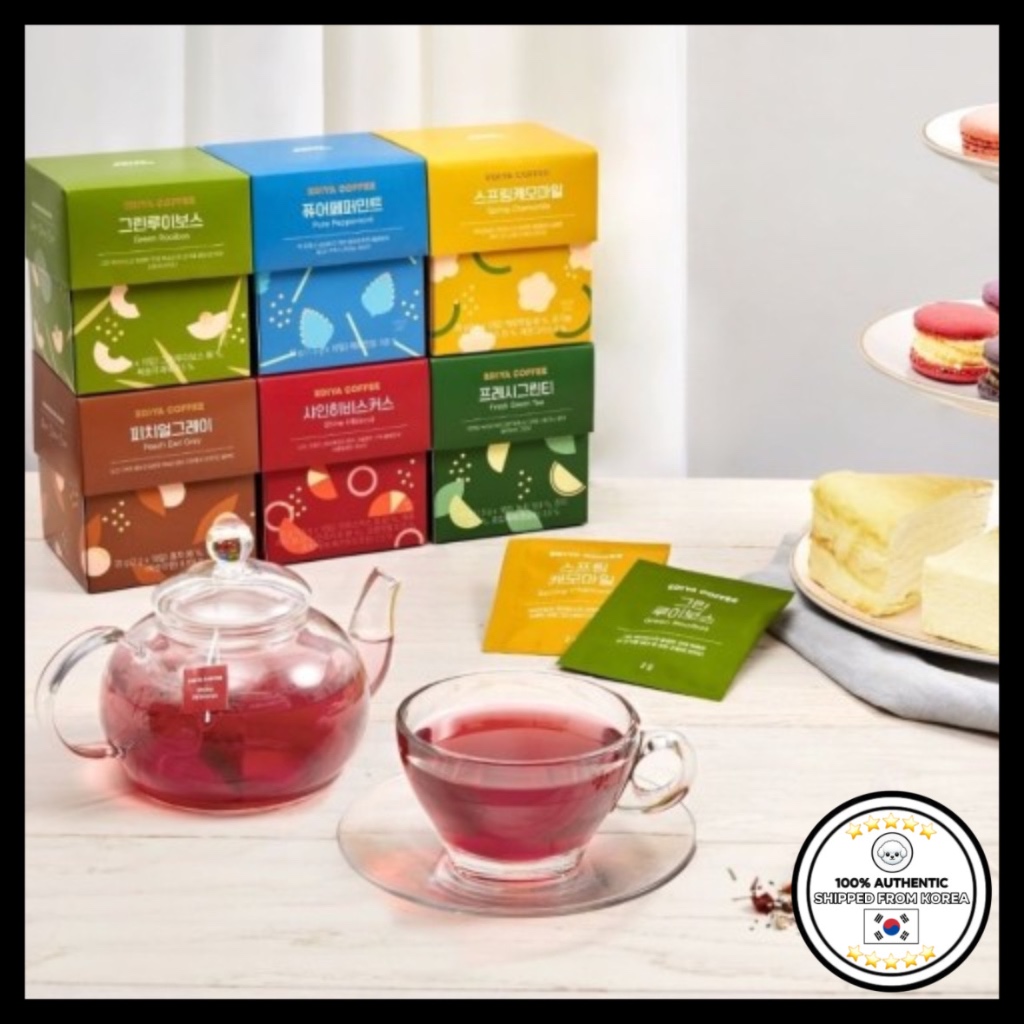 197_Ediya Premium Herb Tea 10 Bags 5 Flavors (Korean Tea) | Shopee Malaysia