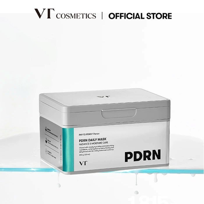 [VT] PDRN Daily Mask 30pcs Plant-based vegan PDRN, Radiance Care ...