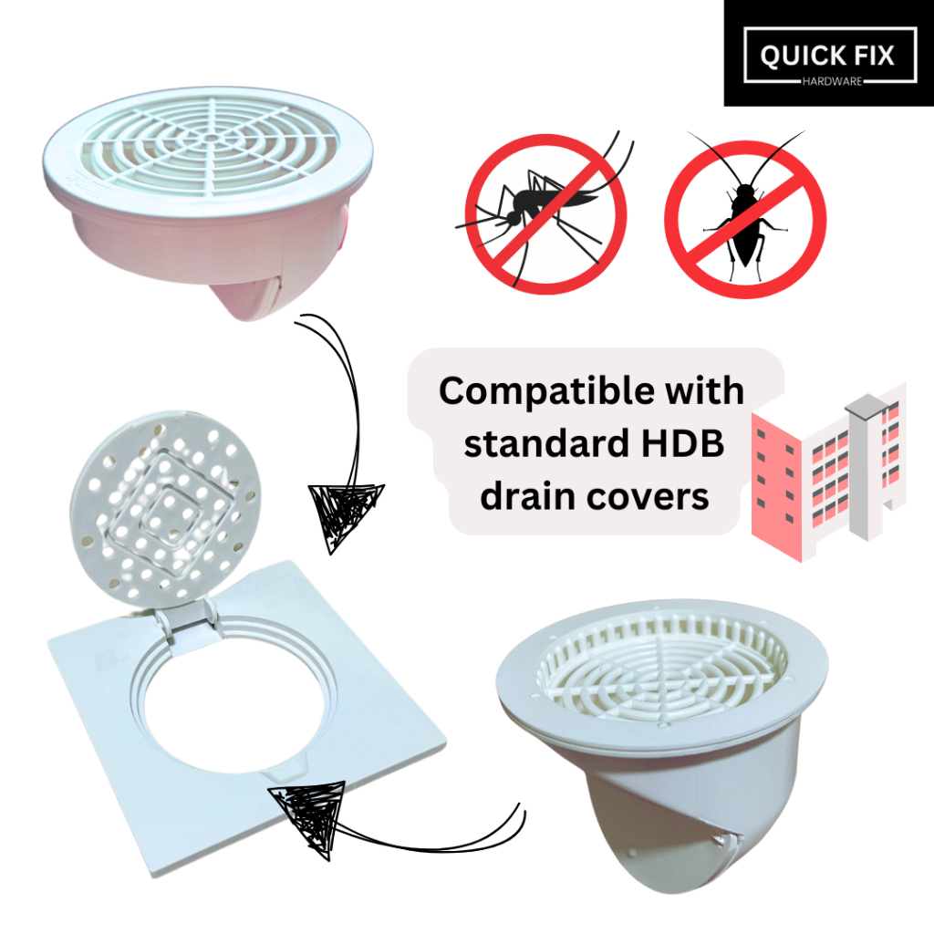 Plastic Square Grating, Drain Cover, Anti-Insect, Anti-Mosquito, Anti ...