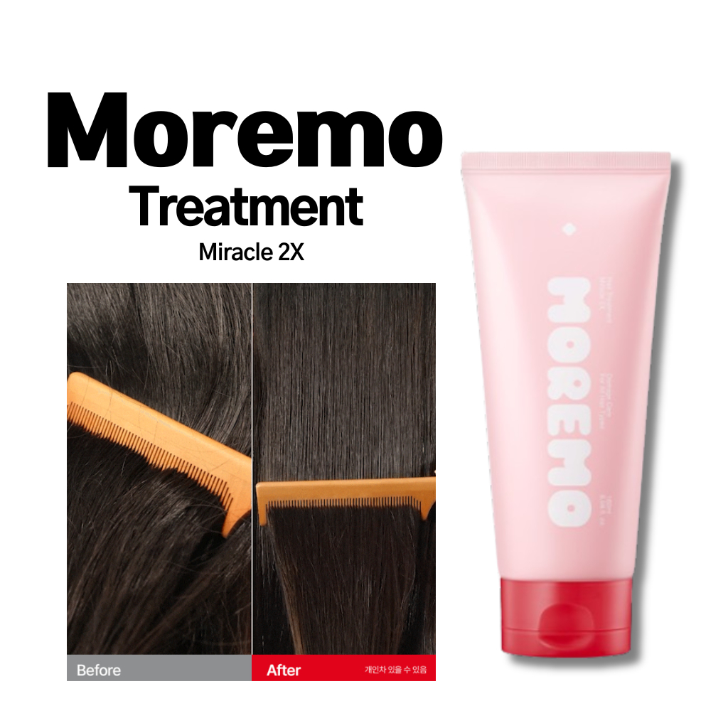 Moremo Hair Treatment Miracle 2X (180ml)– 2X Softer, Richly Nourished ...