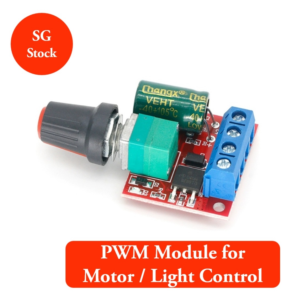 DC PWM module for Motor Speed Control / Light Dimming / DIY | Shopee Malaysia