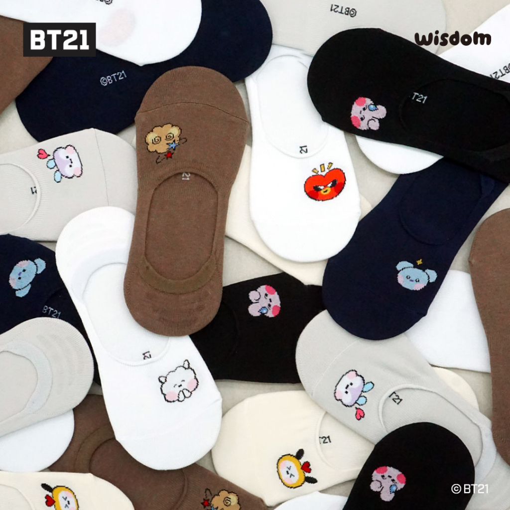 BT21 minini FAKE SOCKS 7 Character Full Set Package, Official, Original ...