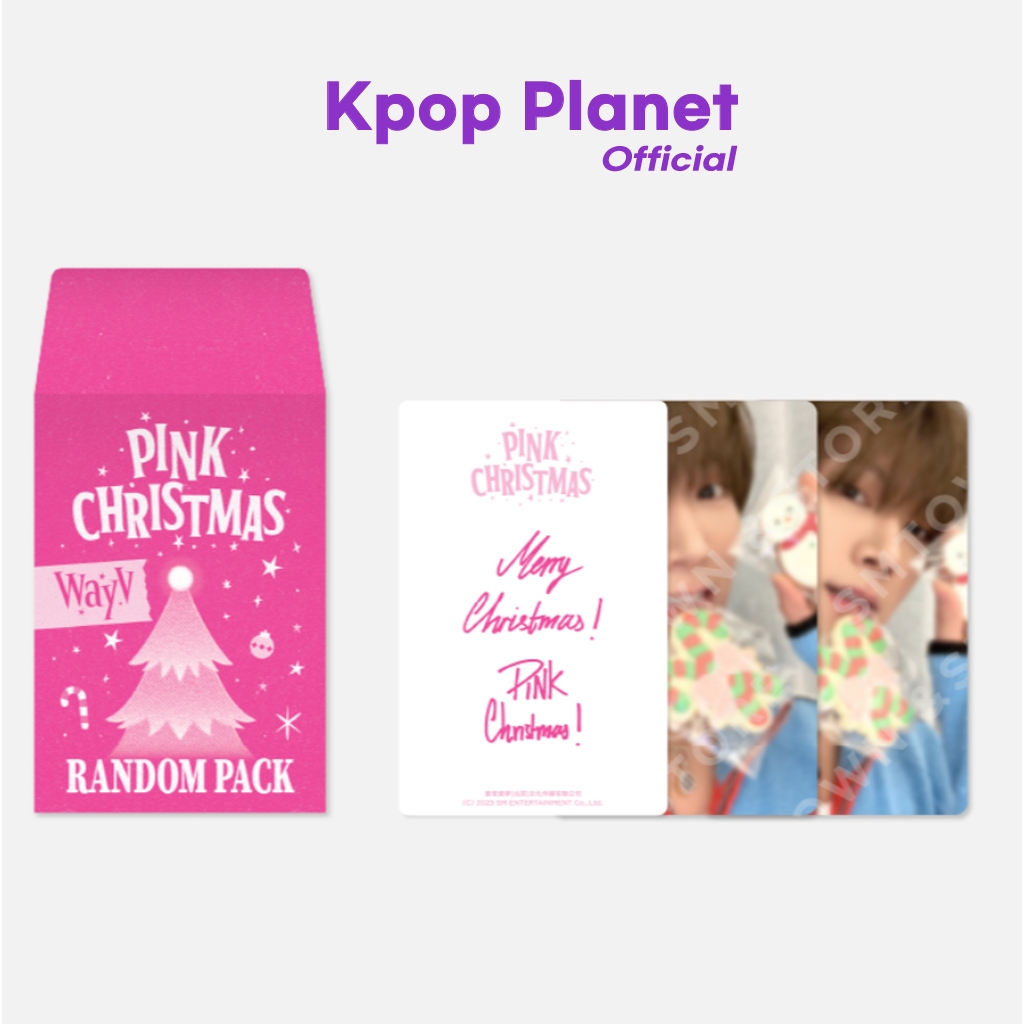 WayV - 2023 PINK CHRISTMAS RANDOM PACK | Shopee Malaysia