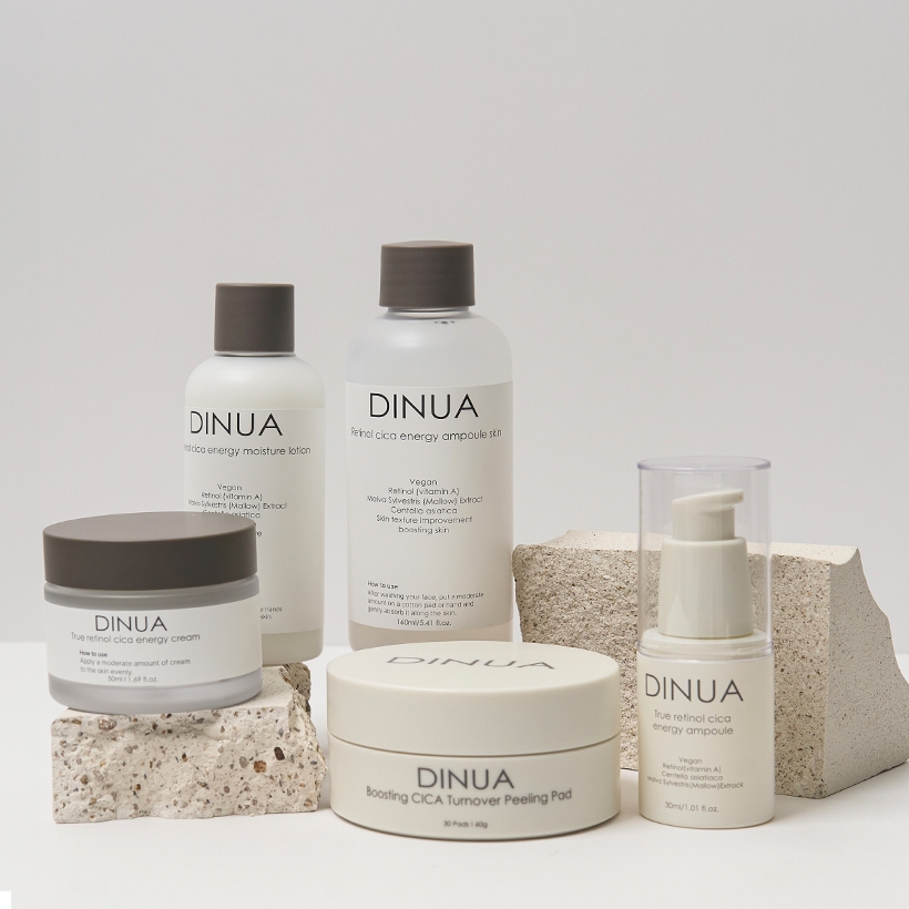 KOREA DINUA RETINOL CICA SKIN CARE VEGAN SKIN TEXTURE IMPROVEMENT BHA ...
