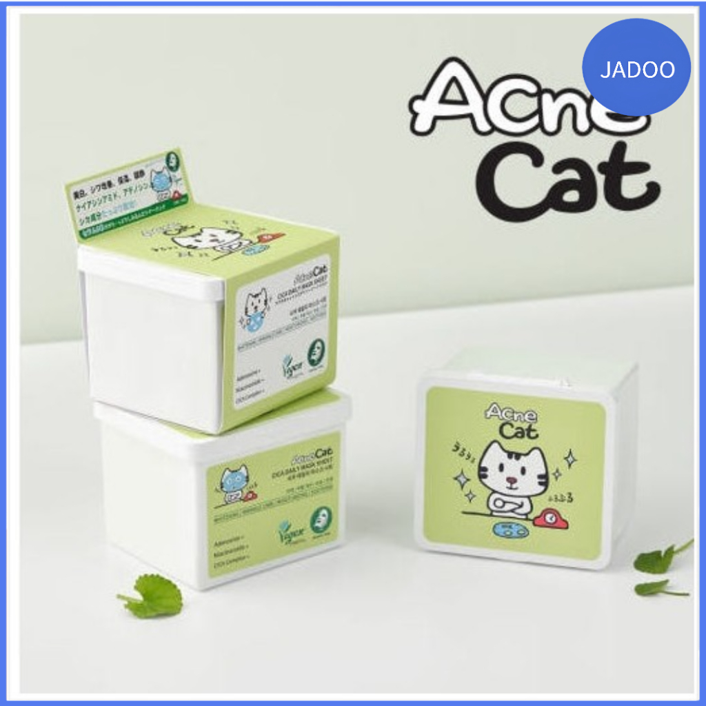 Jadoo's Pick Acne Cat Cica Mask – 20 Sheets] | Shopee Malaysia