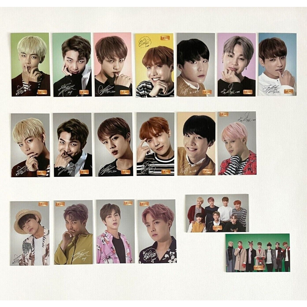 BTS Bangtan Boys BBQ Chicken Official PhotoCard Photo Card - V Jimin ...
