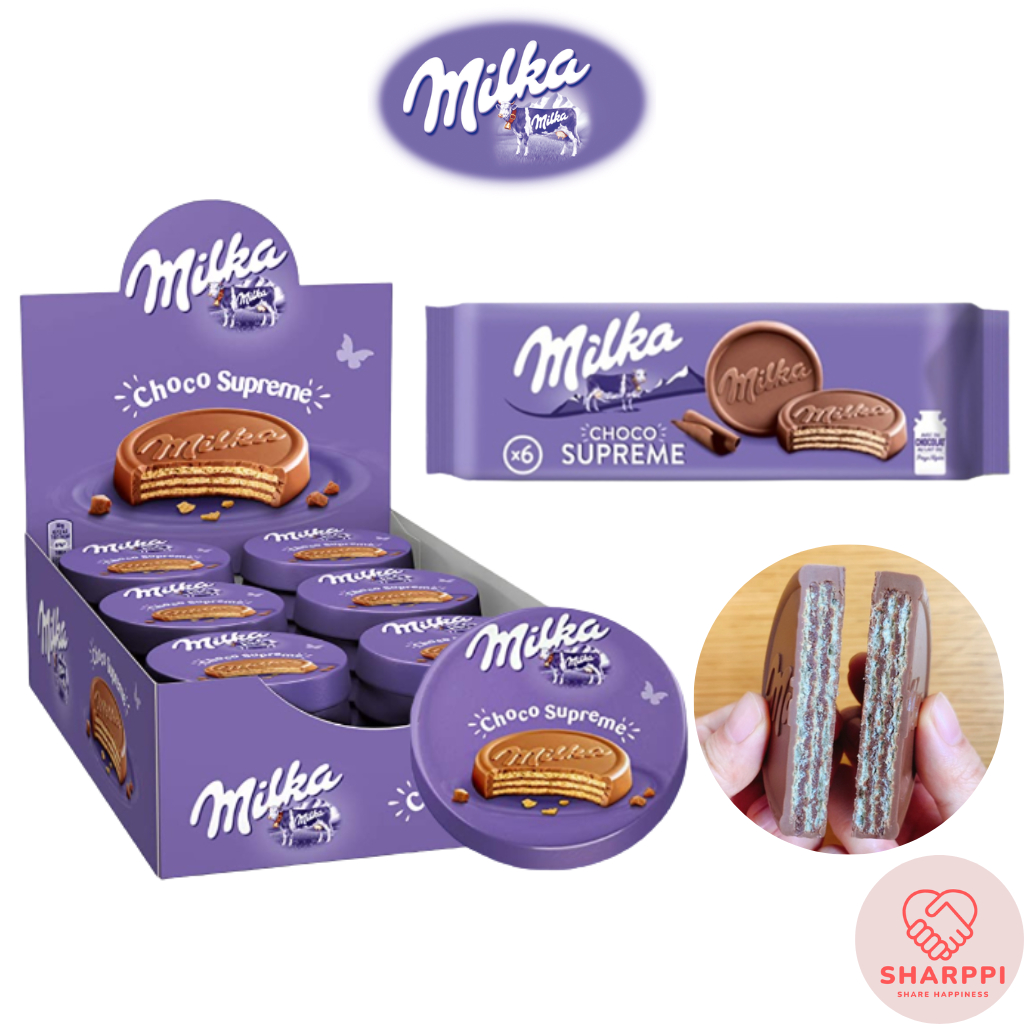 [Bulk] Milka Choco Supreme Wafer 30g 3 Layers Milk Chocolate Cream ...