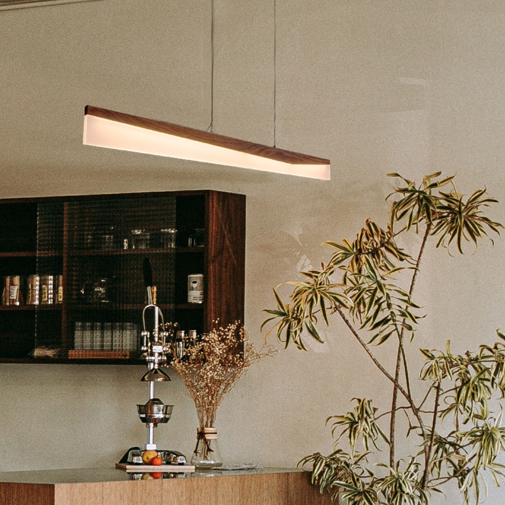 Moongkle-REFLECTION Wood Pendant Light Dining table Walnut Oak KOREA ...